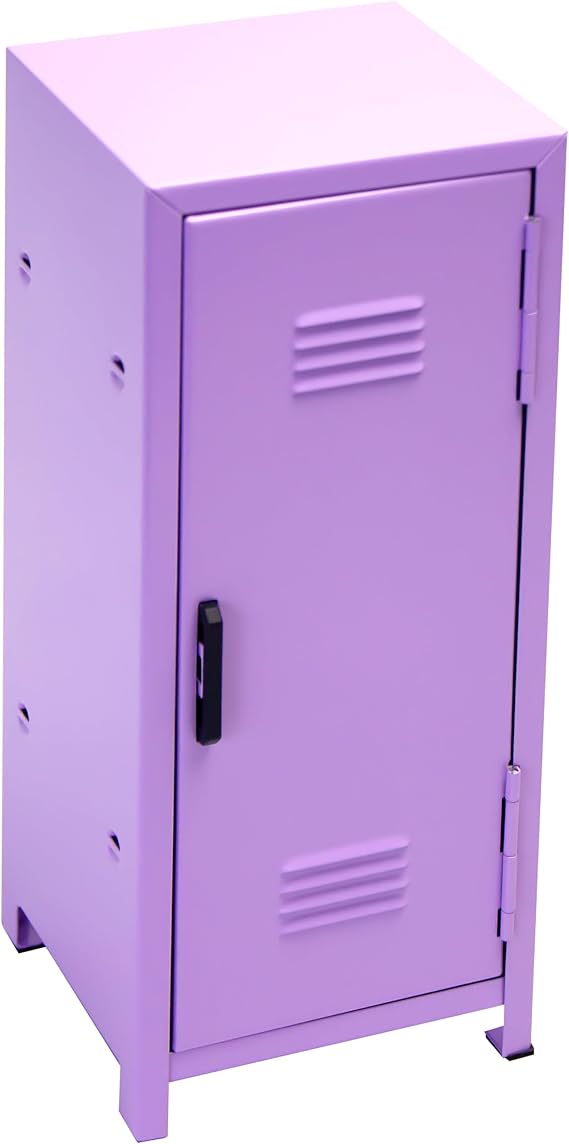 Amazon.com: Mini Locker, Metal Small Locker for Desktop, Girls Lockbox ...