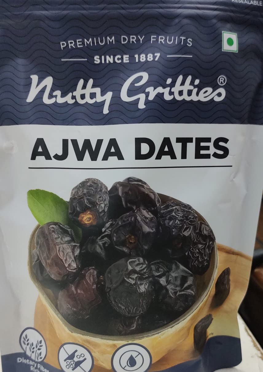 NUTTY GRITTIES Premium Ajwa Fresh Dates ,Khajur | Khajoor | Juicy ...