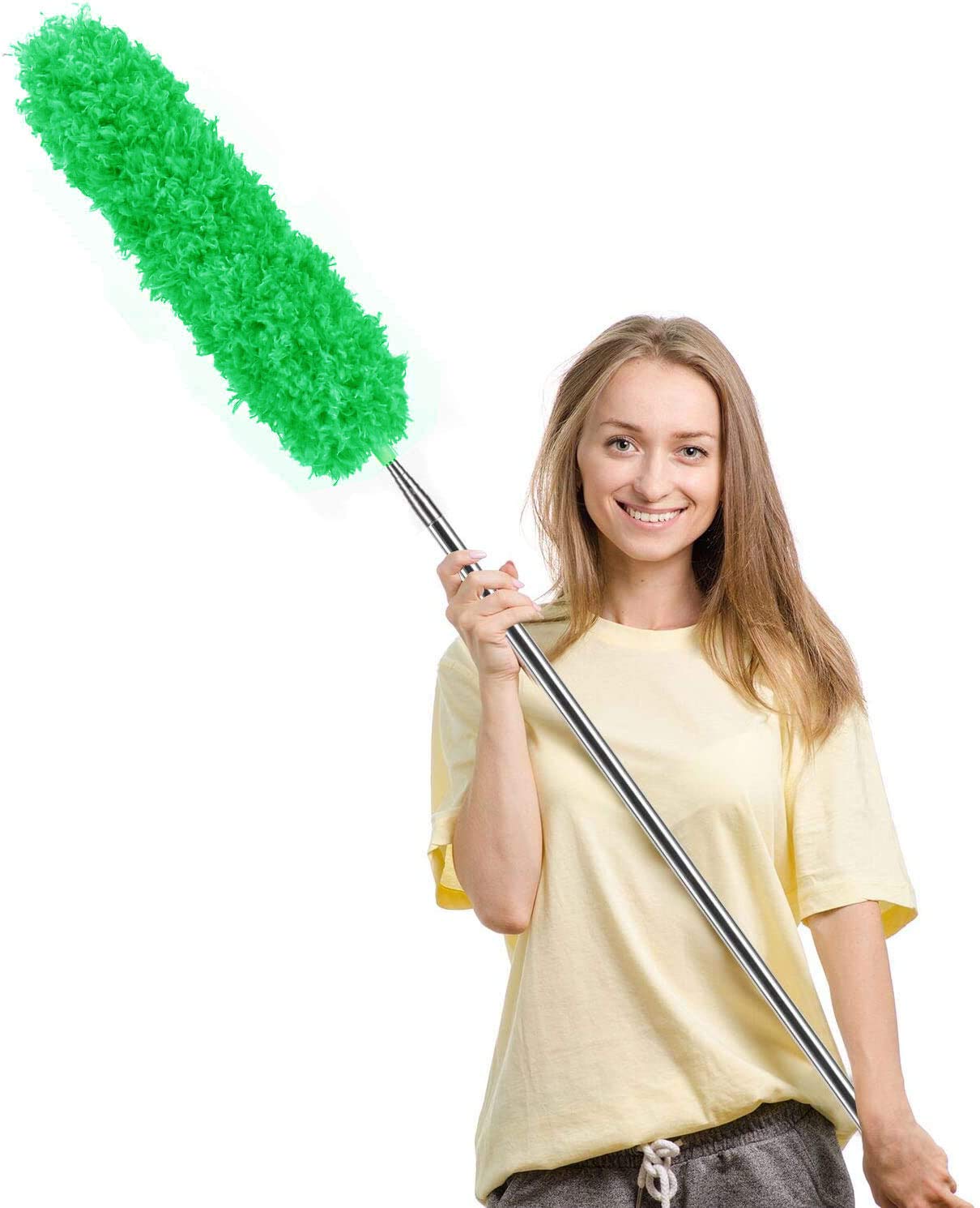 Buy Microfiber Dusters for Cleaning, Bendable Ceiling Fan Duster with ...