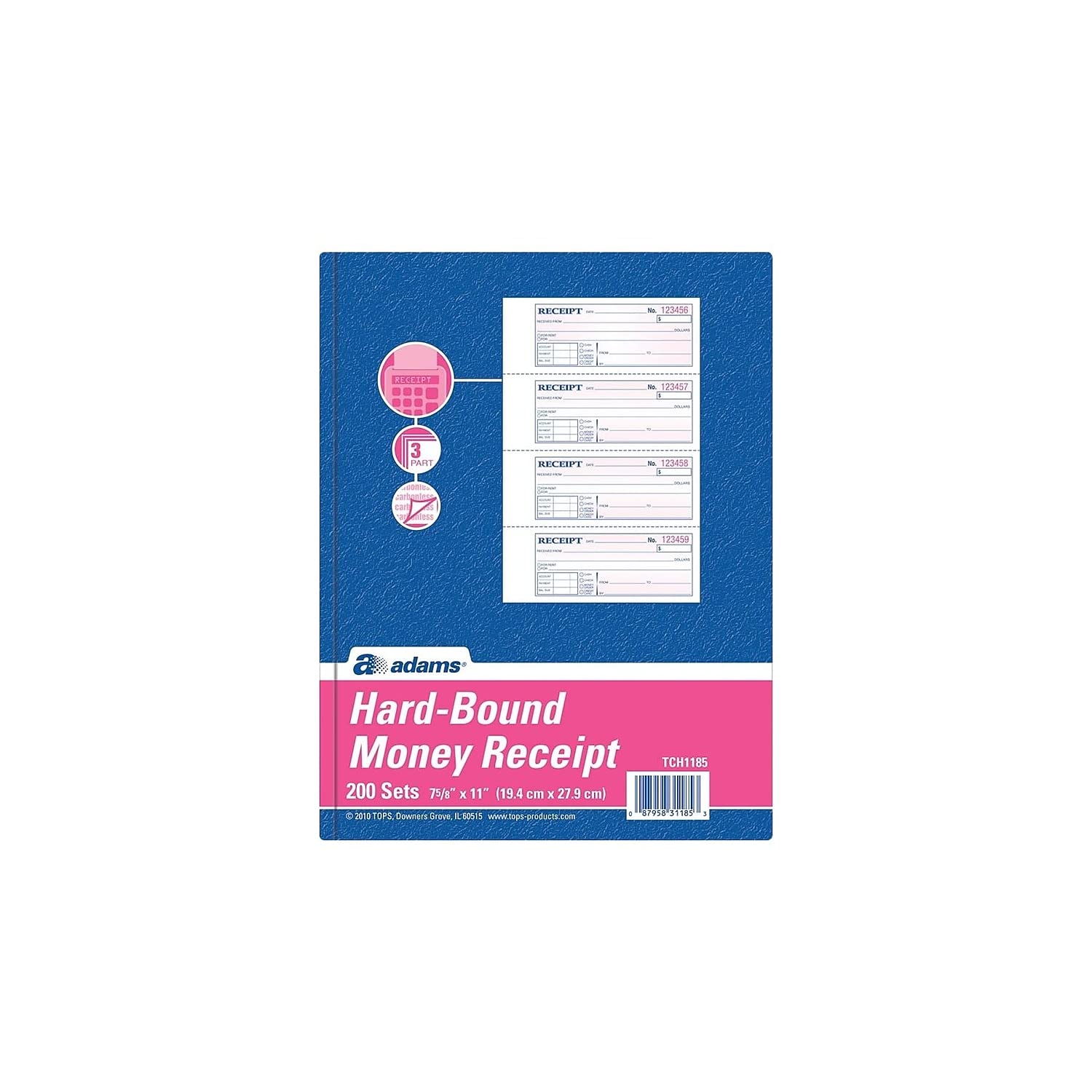 Carbonless Triplicate Sales Orders 10-Pack Triplicate Receipt Books - 3 ...