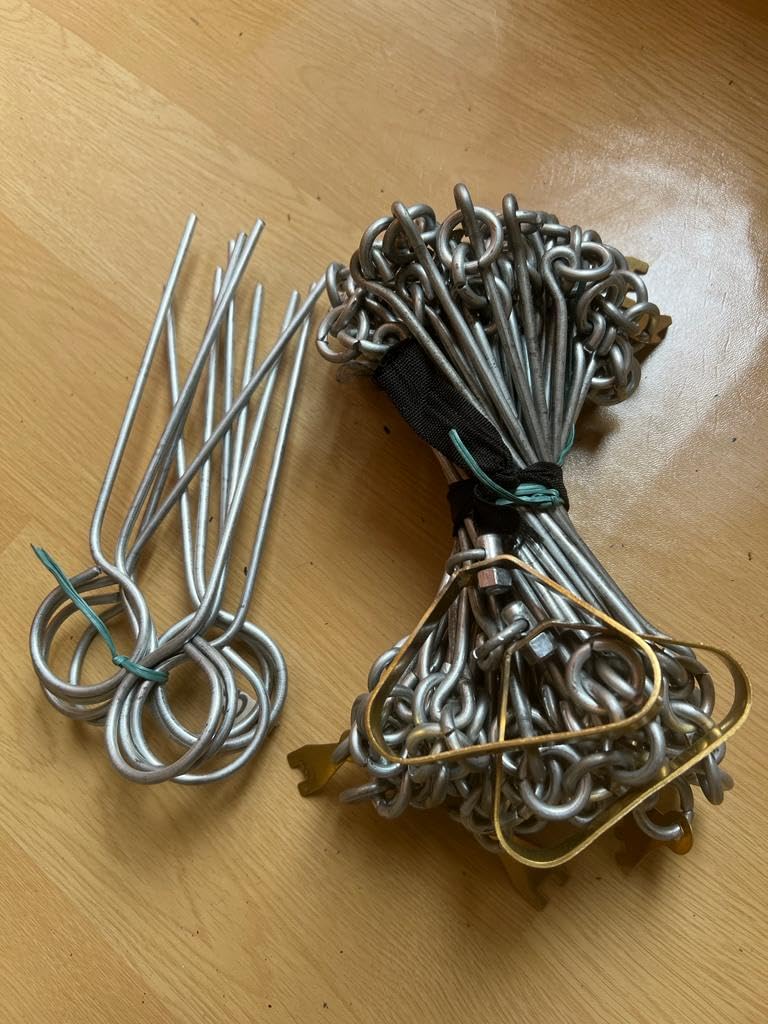 OVERSEAS MART 10 Meter 50 Link With 10 Arrow Survey Chain/Measuring ...