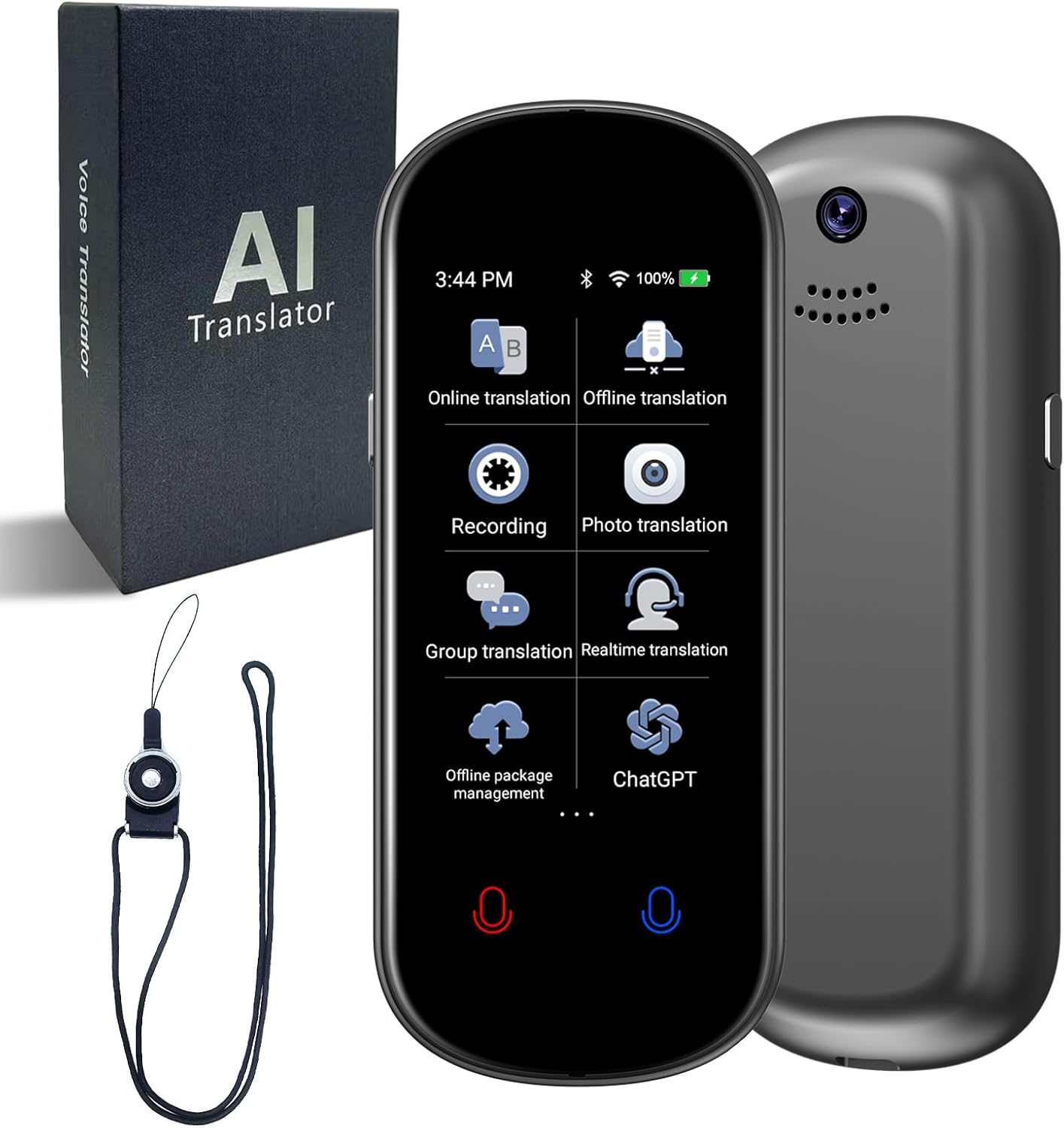 Amazon.com : Language Translator Device, Instant Translation, Portable ...