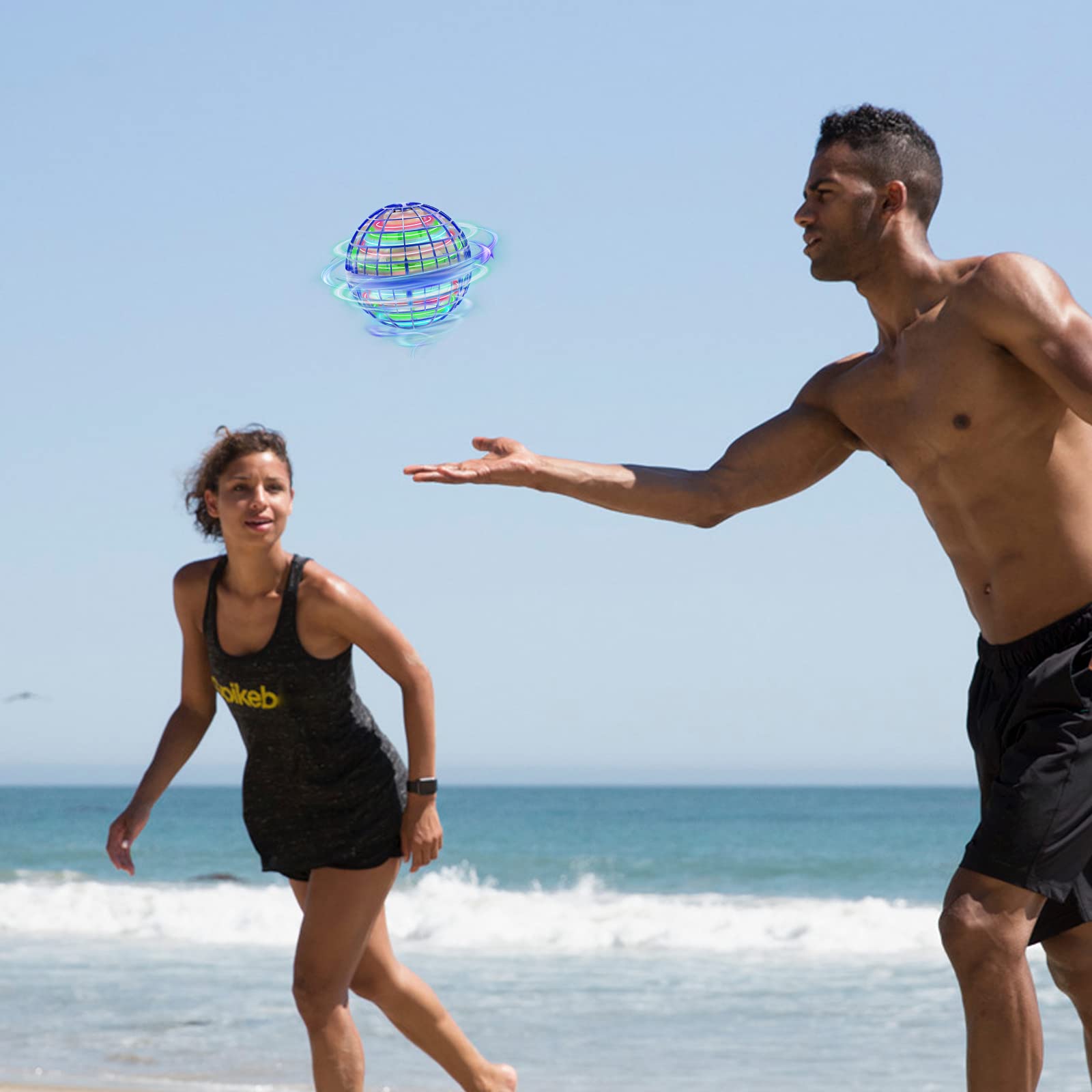 CASEIER Flying Orb Ball Hover Toy, Hand Controlled Floating Ball with ...