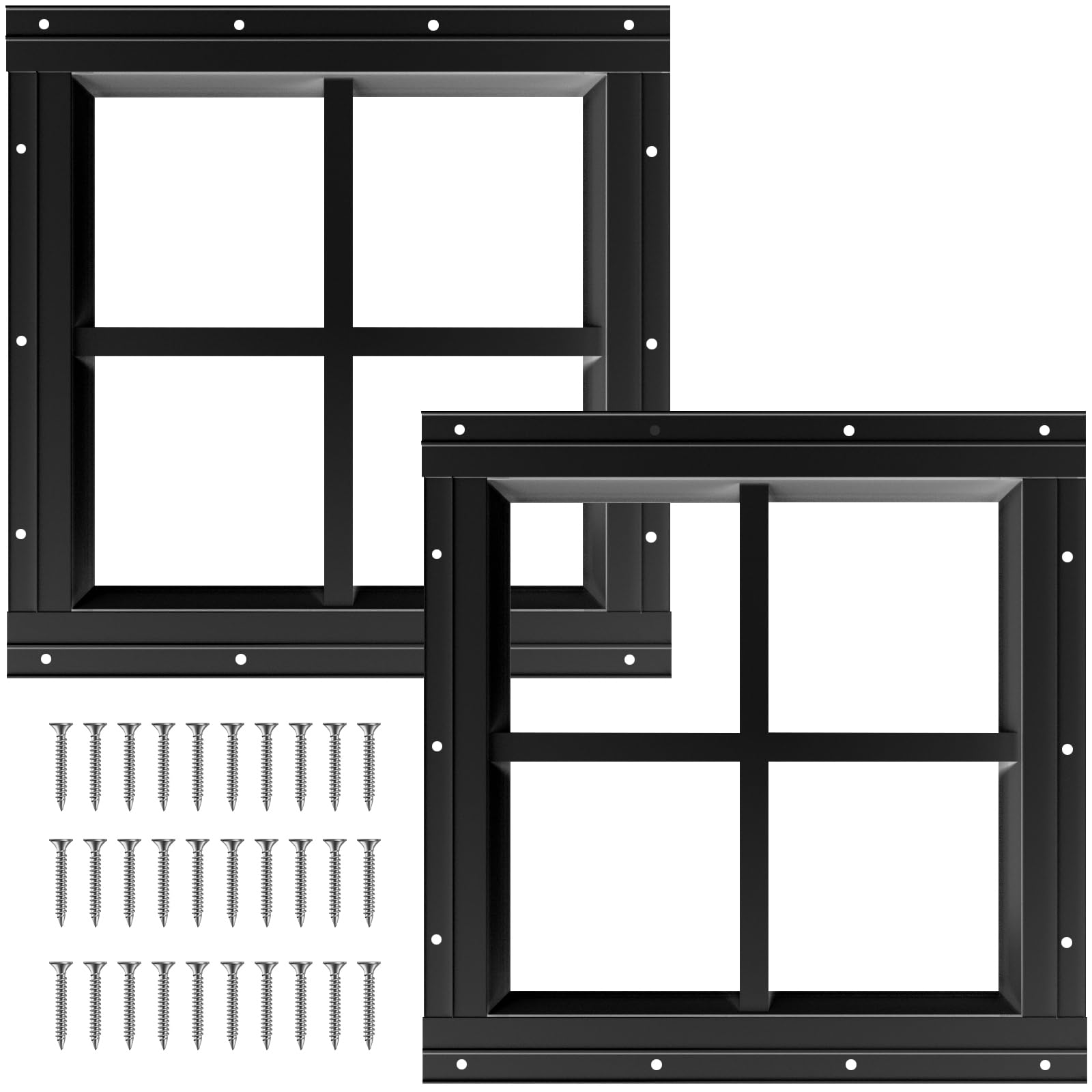 Snapklik.com : NeatiEase 2 Pack Shed Windows 12"x12", Transom Window ...