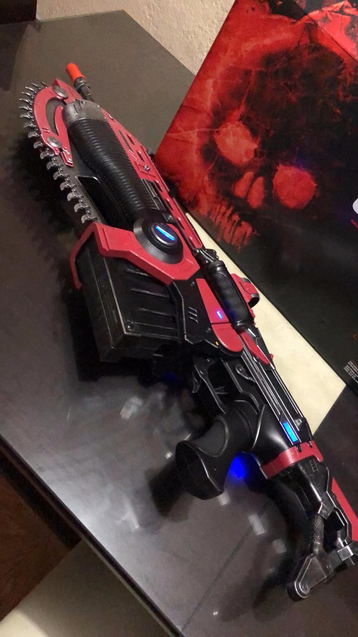PDP Gears 5 Prop Replica Weapon - Crimson Lancer MK3, 878-018-NA-GOW5 ...