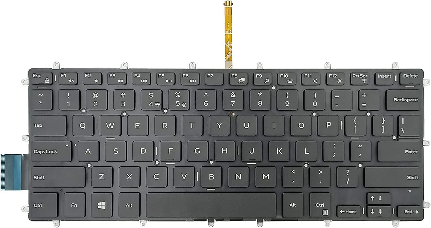 Amazon.com: Replacement Keyboard for Dell inspiron 13 5368 5378 5370 ...