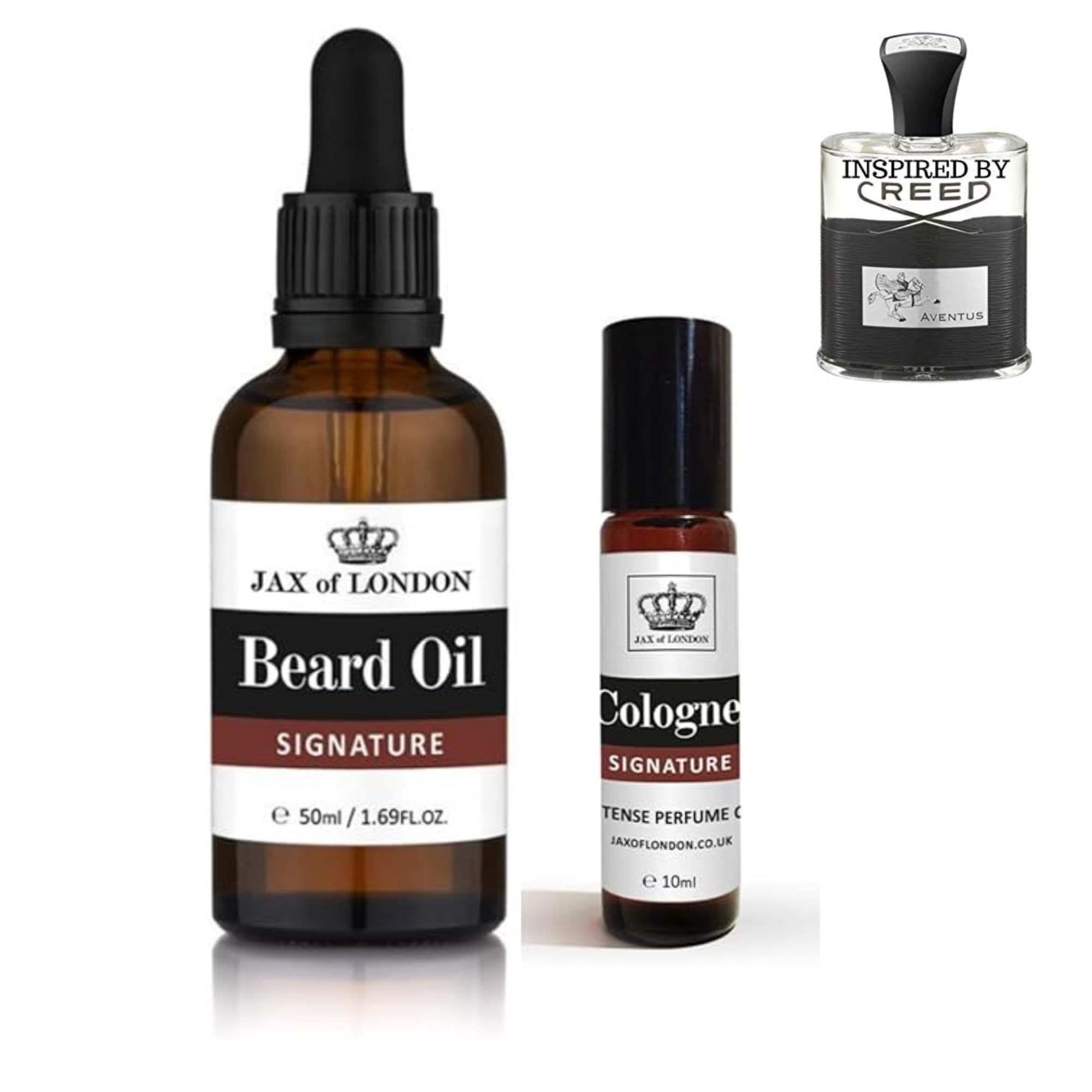 Jax of London Signature Aftershave Oil and Beard Oil Set for Men Men’s ...