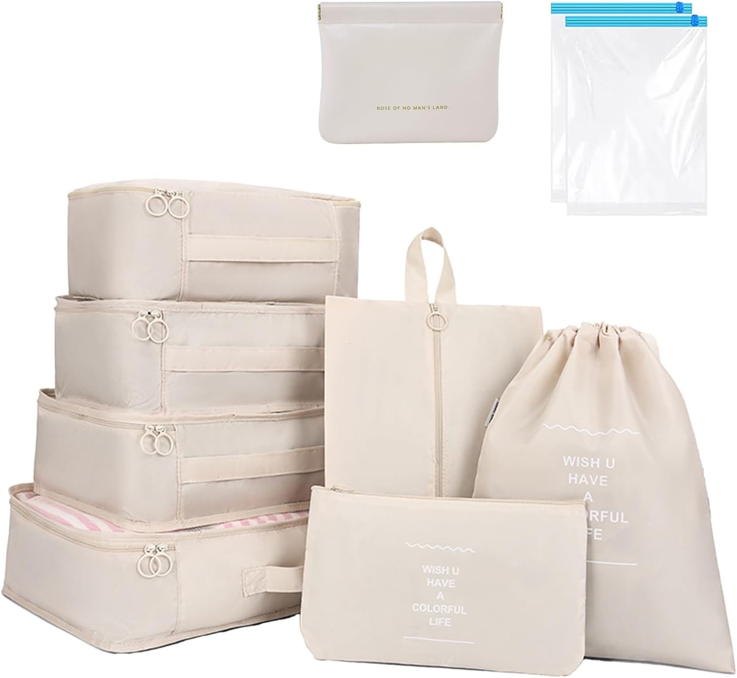 Amazon.com: Veken 8 Set Packing Cubes for Travel, Gifts for Women Mom ...