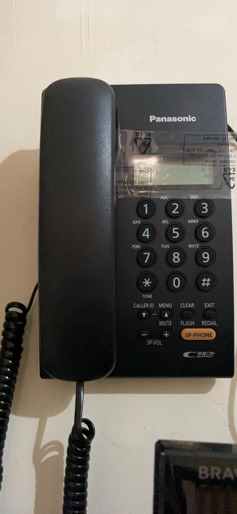 Panasonic Corded Telephone, Black : Amazon.in: Electronics