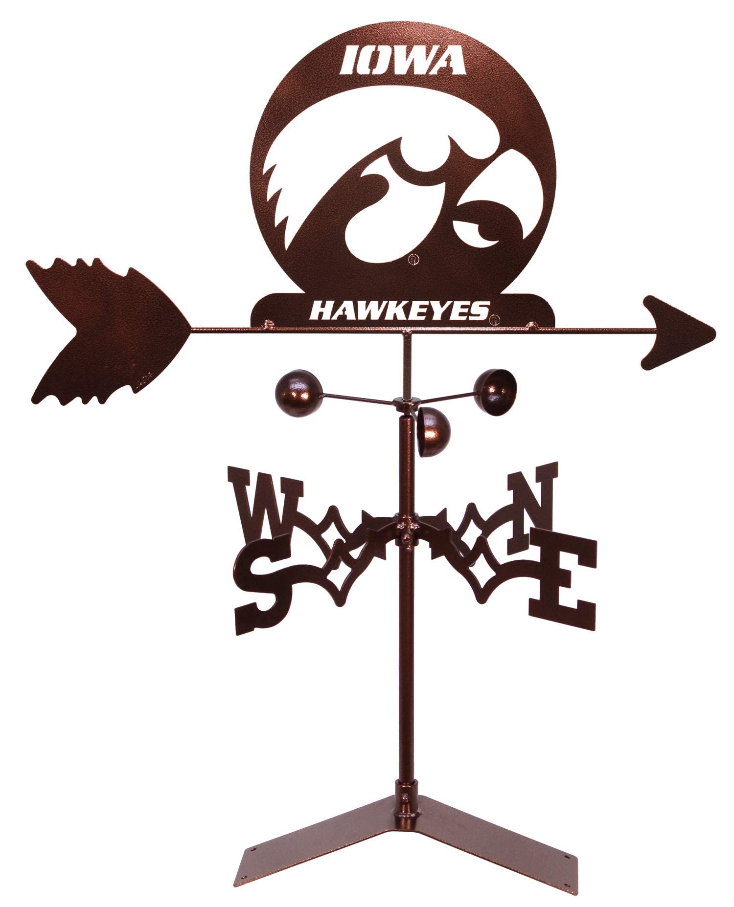 Amazon.com : SWEN Products Iowa UI Hawkeyes Hawkeye Weathervane (Roof ...