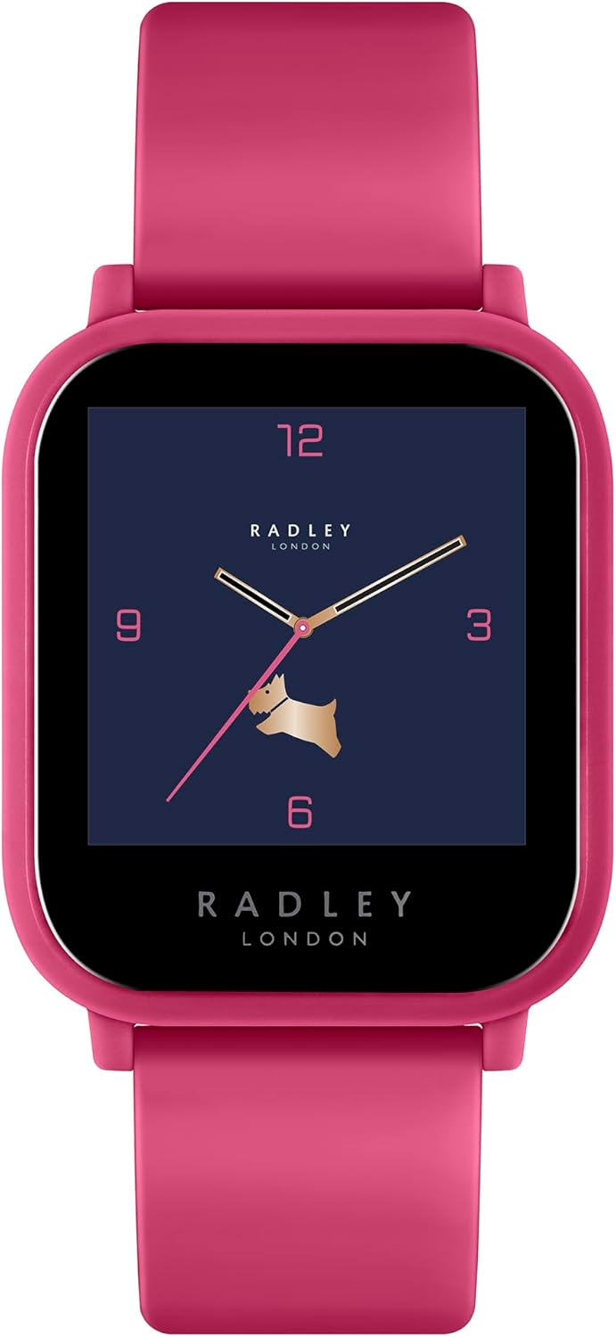 Radley Ladies Series 10 Dark Rose Silicone Strap Smart Watch RYS10-2157 ...