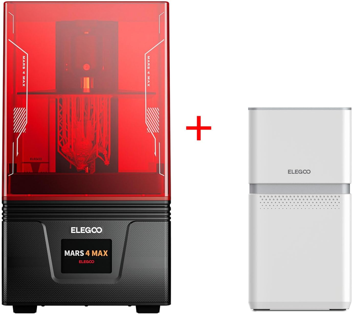 Amazon.com: ELEGOO Mars 4 Max MSLA 3D Printer Mars Mate Air Purifier ...