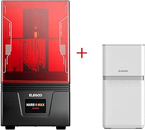 Amazon.com: ELEGOO Mars 4 Max MSLA 3D Printer Mars Mate Air Purifier ...