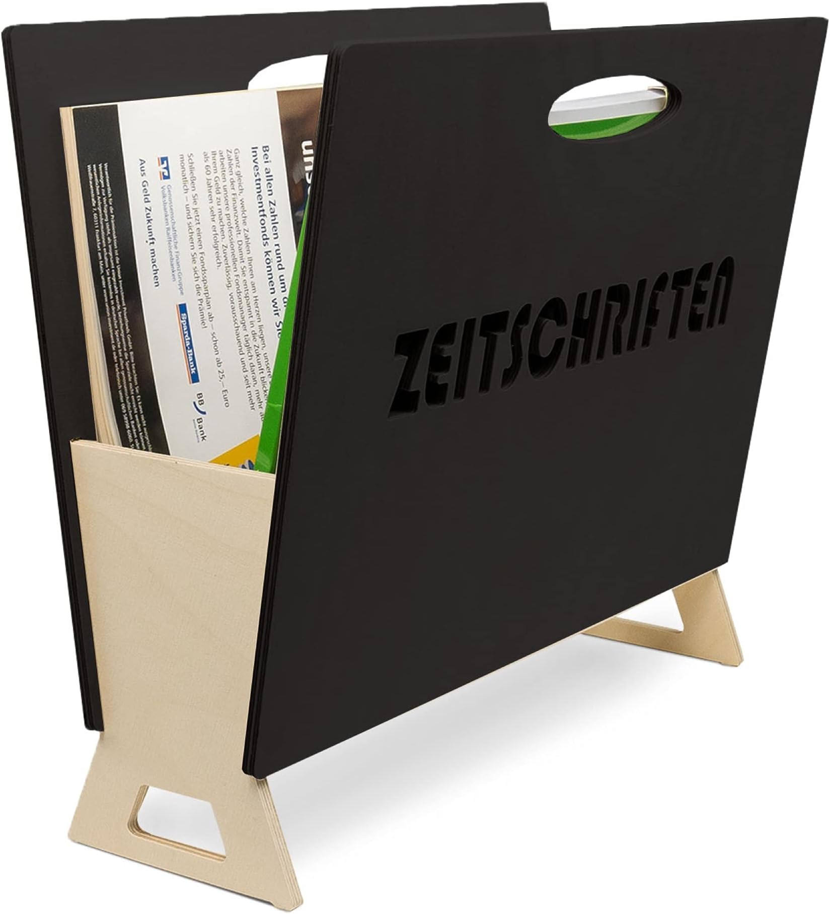 Umbra Arling freistehender Zeitungsständer, Zeitschriftenhalter und ...