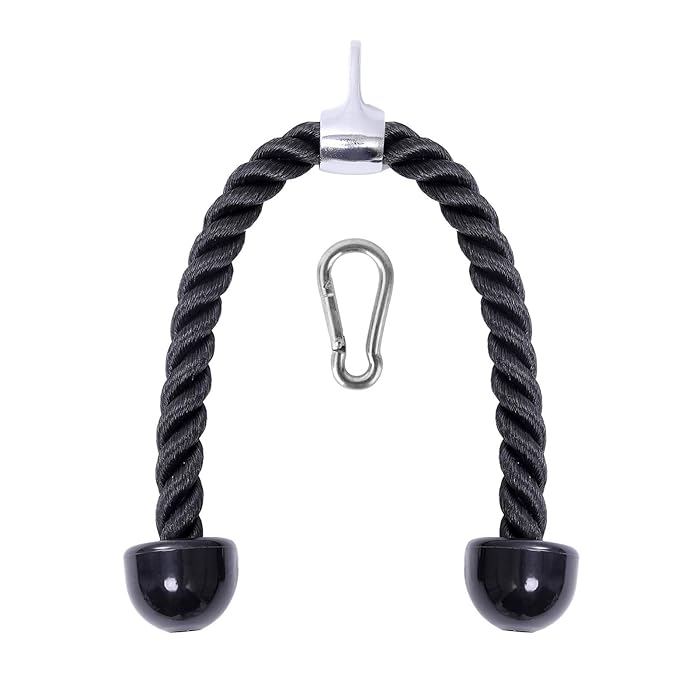 Buy KYLIN SPORT 27" Heavy Duty Tricep Rope Sport Gymmastic Exercise LAT ...