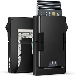 Slimwalt Wallet for Mens with Money Clip, Mens Wallet Holds 10-20 Cards ...