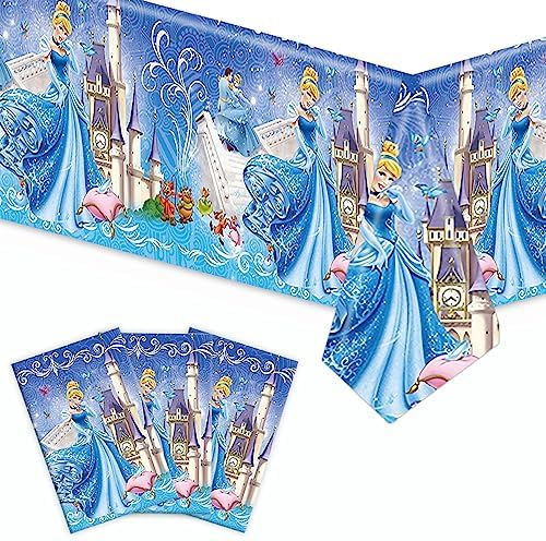 Amazon.com: 3 Pcs Tiana Princess Tablecovers,The Frog Theme Plastic ...