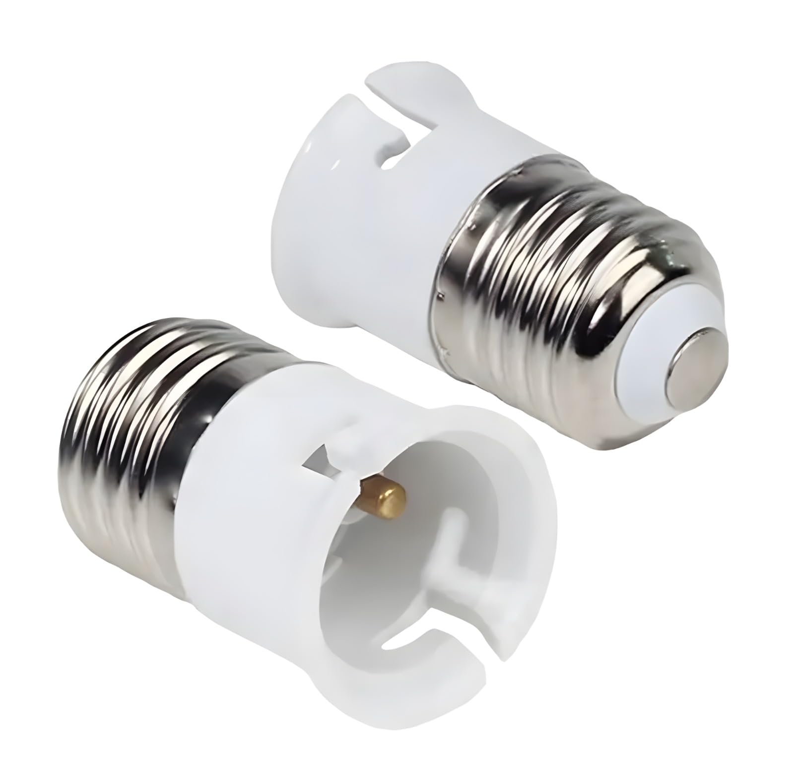 Pack of 2 E27 to B22 Socket Converter, Bulb Light Socket Adapter Screw ...