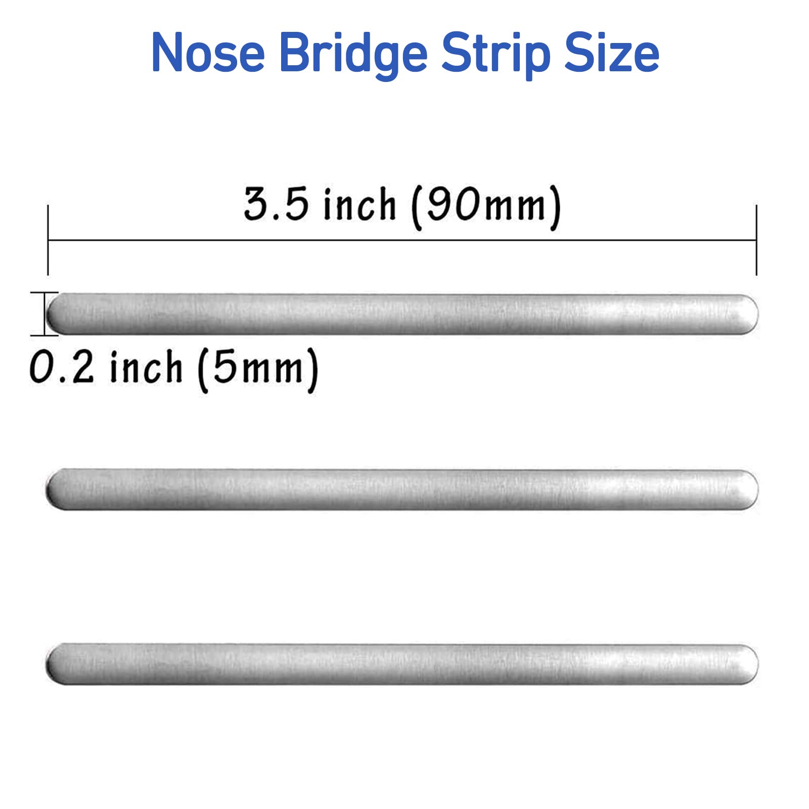 Nose Bridge Pads Trimming Shop Nose Bridge Strip 85mm Aluminum Nose ...
