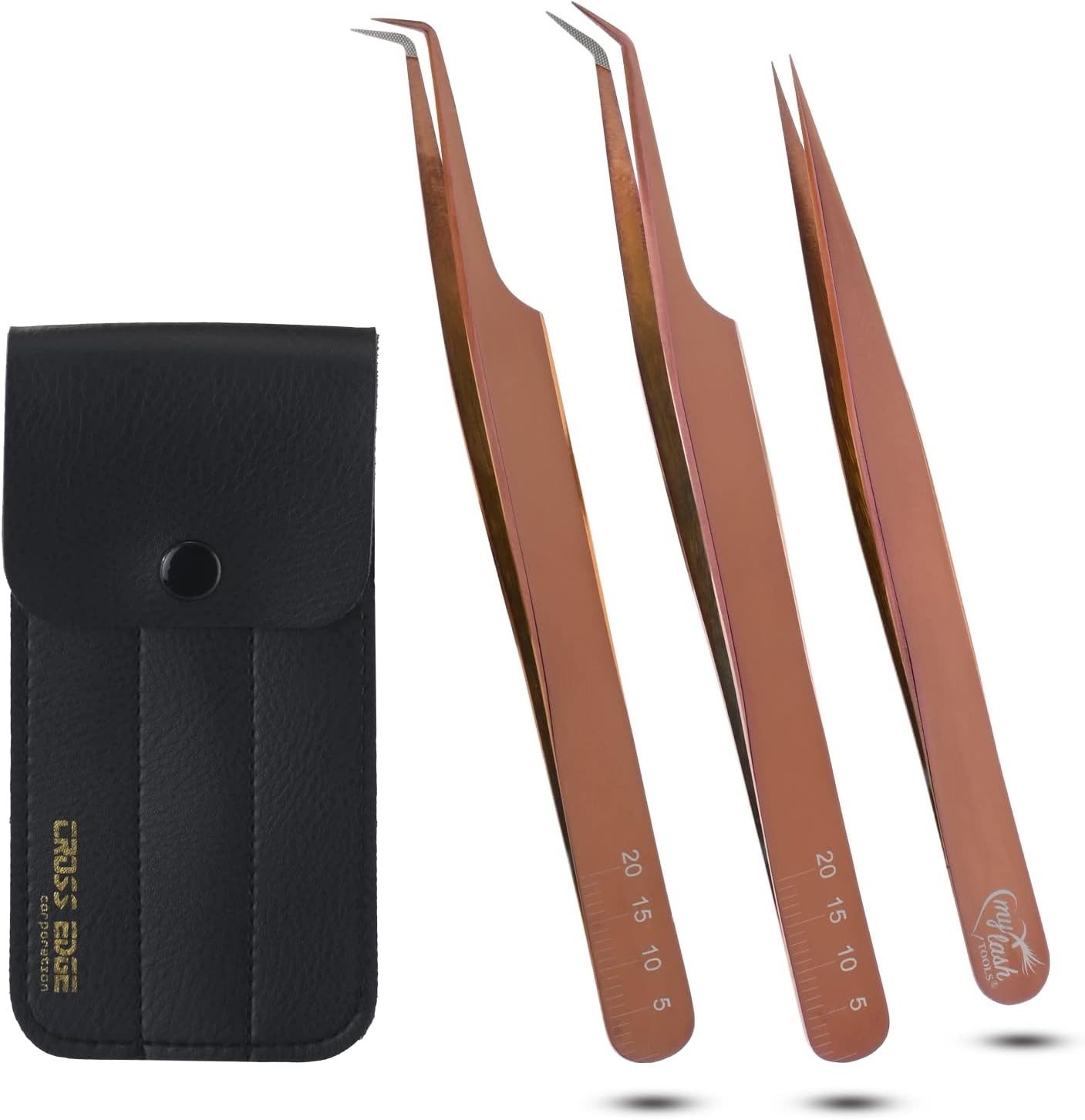 Amazon.com : My Lash Tools - New Fiber Tip Lash Tweezers for Eyelash ...