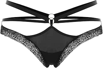 Apfopard String à lanières pour Femmes String découpé Bikini Slip Sexy ...
