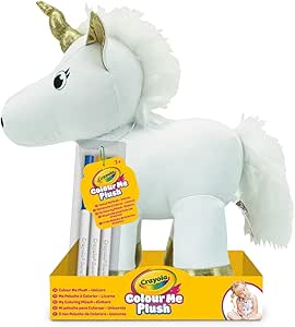 Amazon.com: CRAYOLA - Colour Me Plush, Colourable Plush Toy with 3 ...