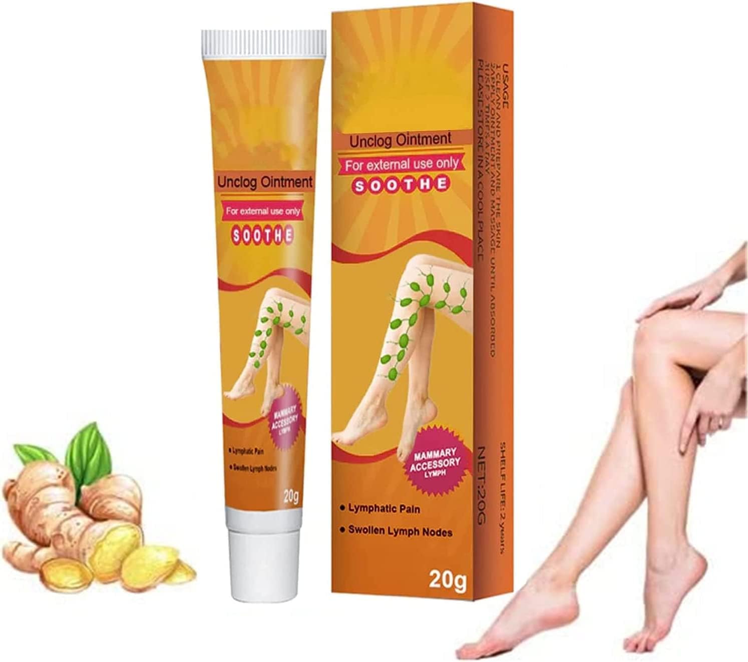 Mediginger Antiswelling Lympunclog Ointment,Mediginger Lymph Ointment ...