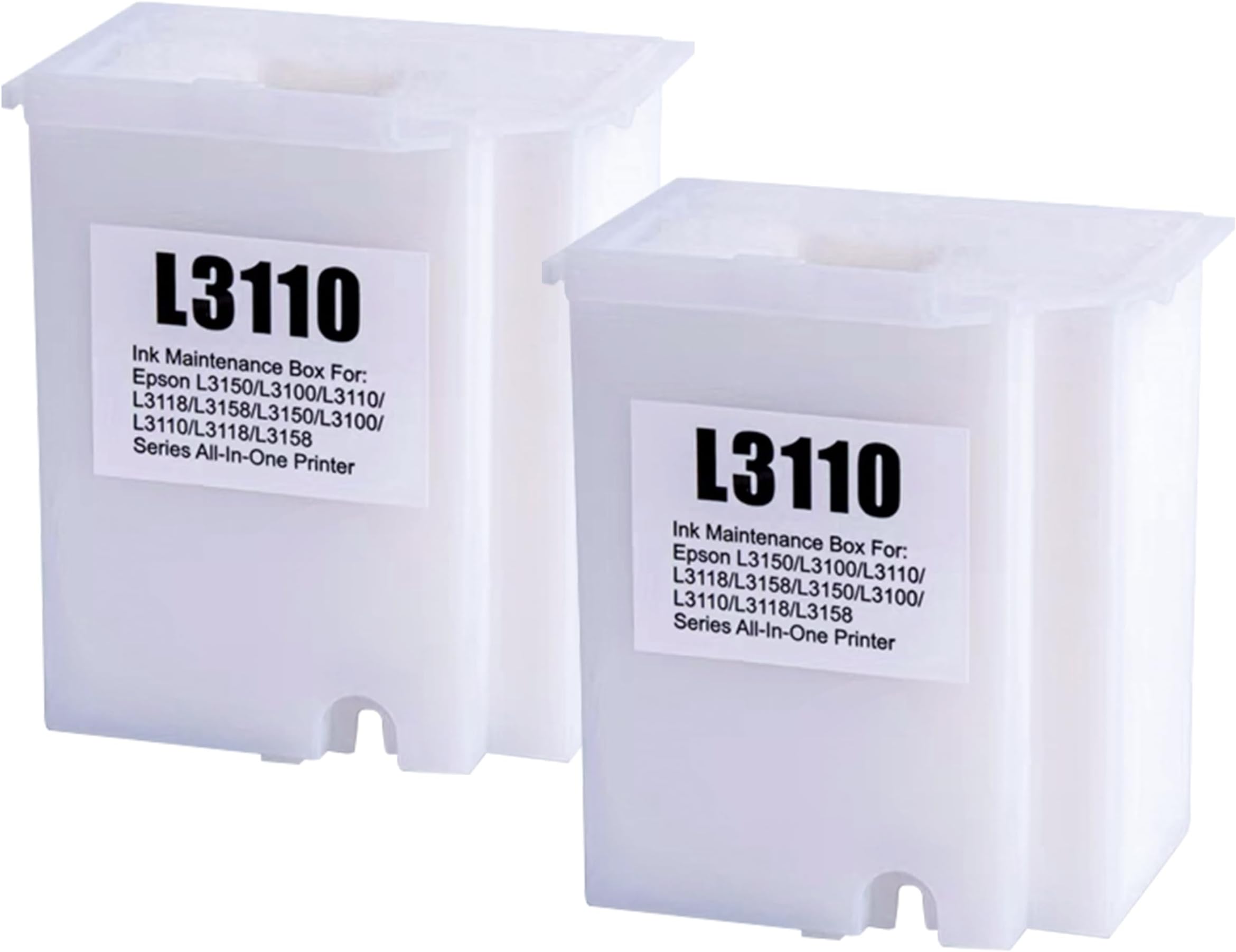 Amazon.com: HEMEINY 2Pcs L3110 Waste Ink Tank Compatible with EcoTank ...