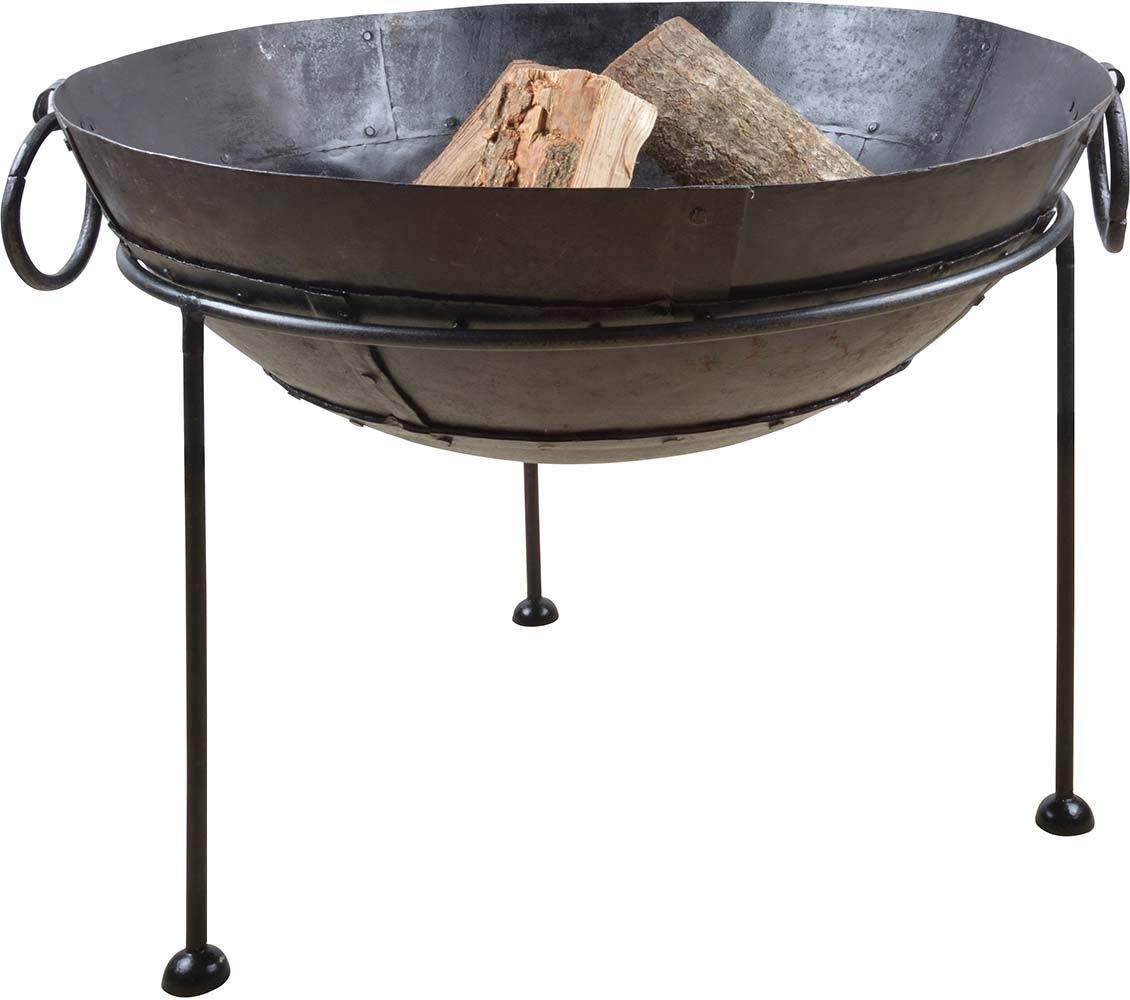 Esschert FF90 36 x 78 x 78cm XL Fire Bowl Cast-Iron - Black: Amazon.co ...
