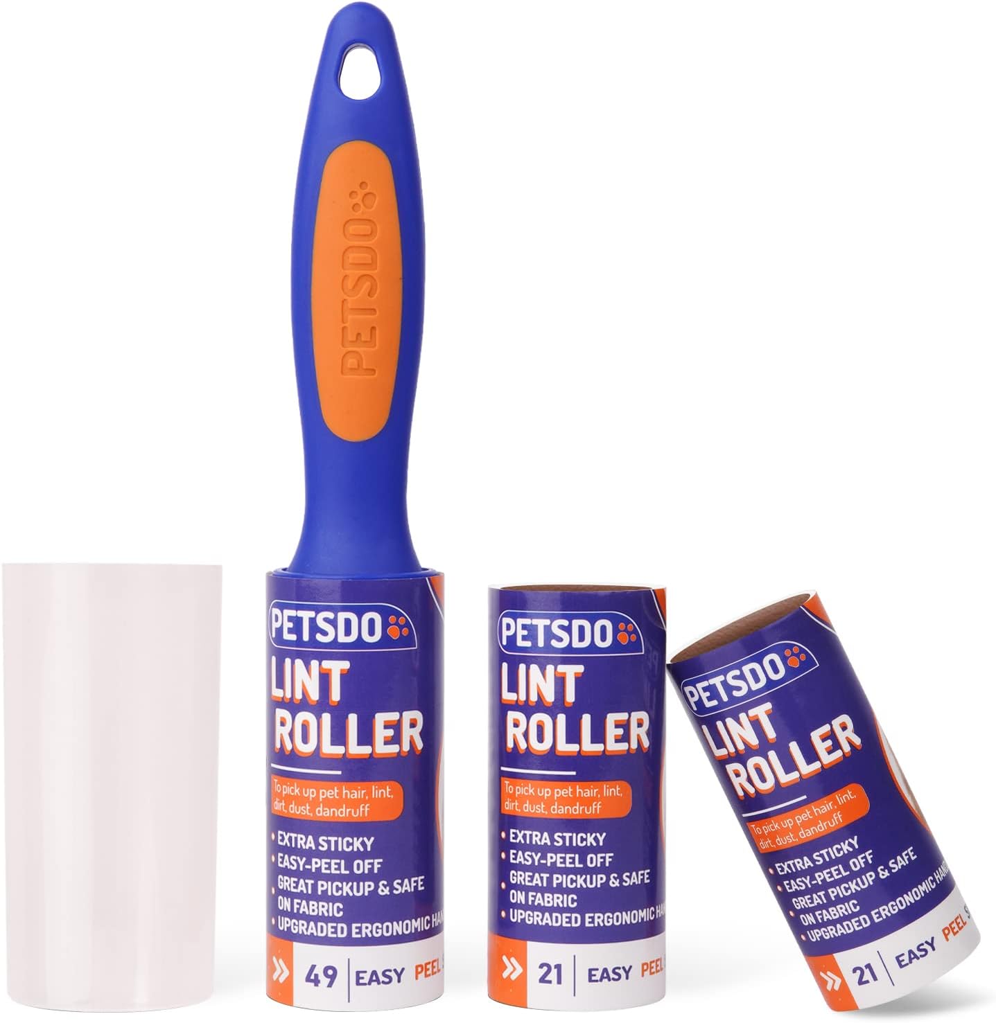 Lint Rollers Pack of 3-91 Sticky Sheets Lint Roller for Pet Hair ...