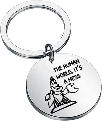 Amazon.com: FAADBUK Cartoon Movie Inspired Keychain Sebastian Crab Fan ...