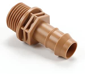 Amazon.com: 12 Pieces 1/2 Inch PVC to 1/2 Inch Drip Irrigation Adapter ...