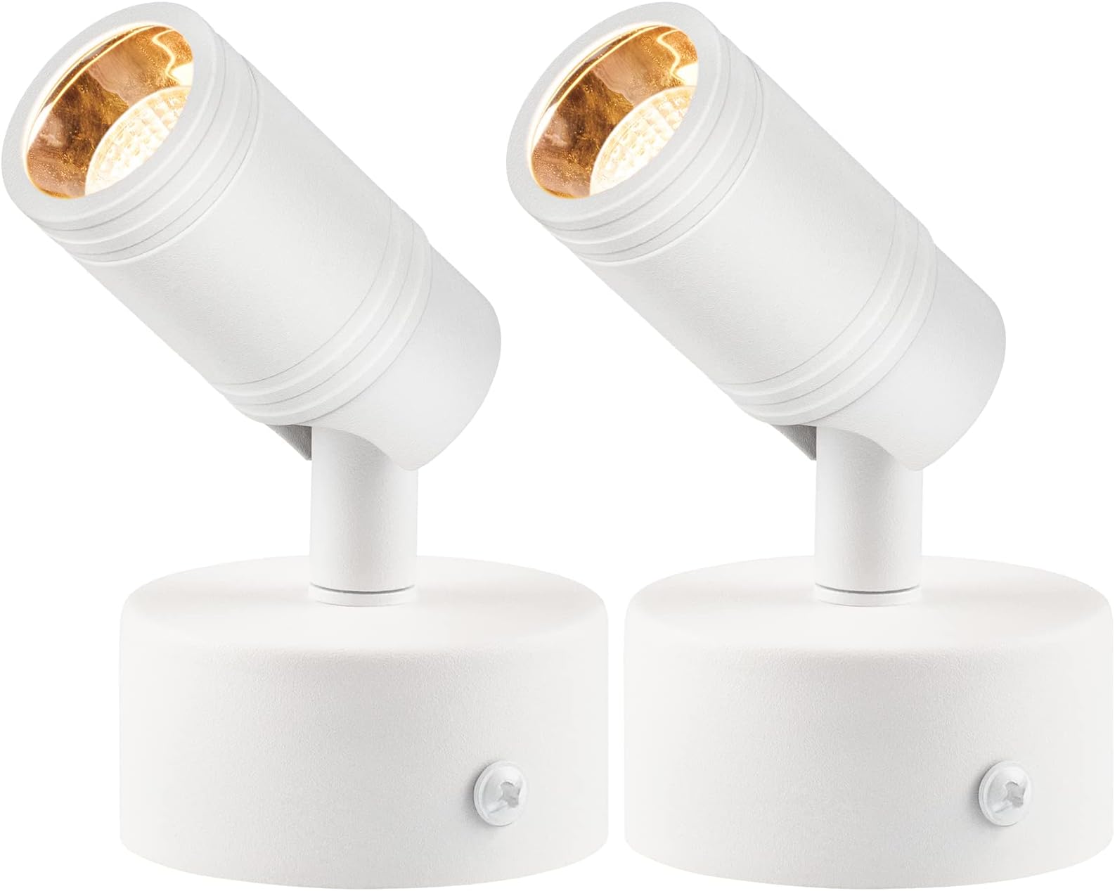 URTOM 2 Pack Spot Lights Indoor for Accent Lighting 3W LED Up Lights ...