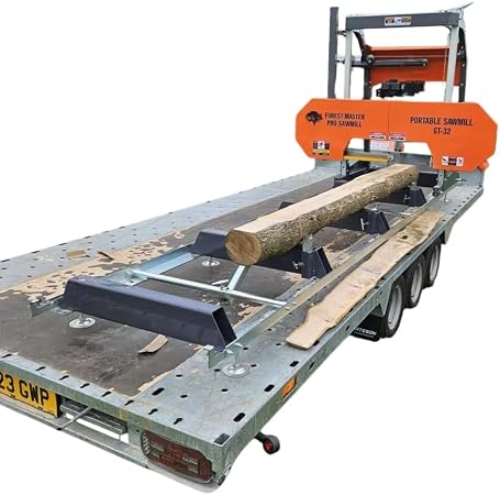 Forest Master GT32 Portable Bandsaw Sawmill - Electric Start Euro V ...