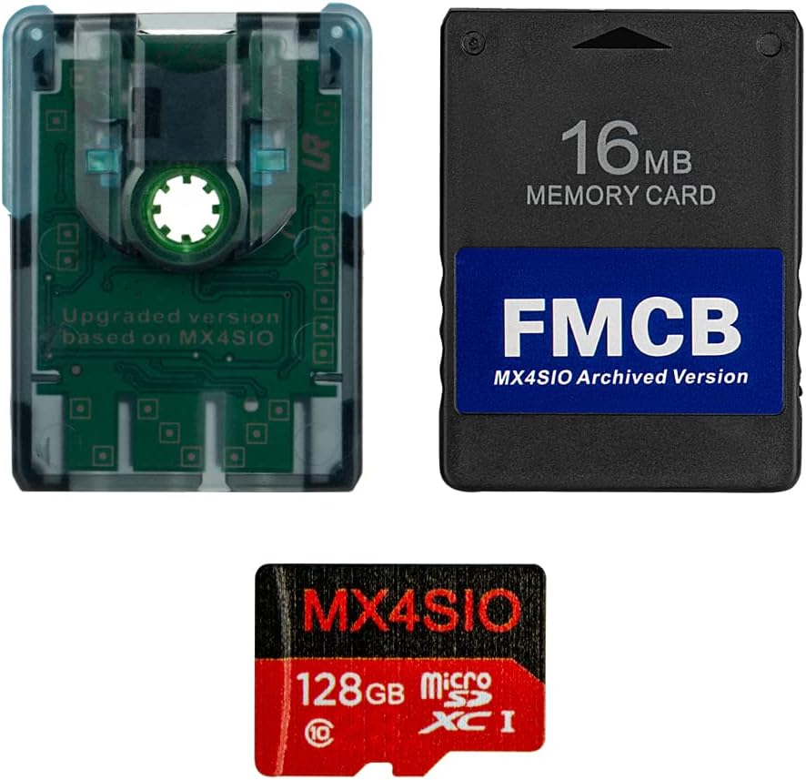 Amazon.co.jp: PS2 MX4SIO TF カード アダプター 128G TFカードとPS2 FMCB MX4SIO アーカイブ版 ...