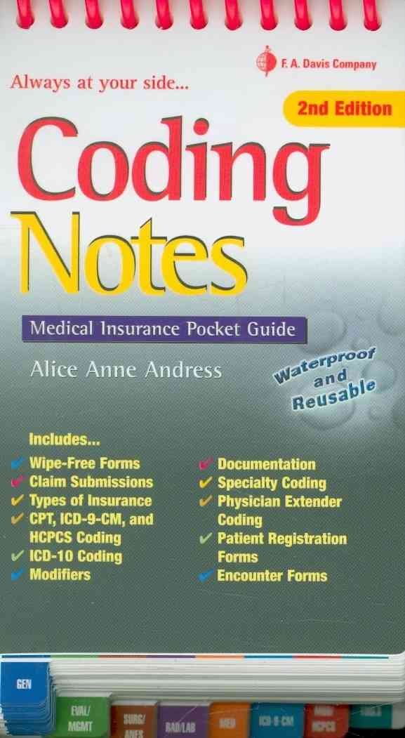 Coding Notes: Medical Insurance Pocket Guide (Davis's Notes ...