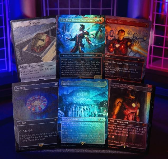 Amazon.com: MTG Secret Lair: Secret Lair x Marvel's Iron Man (Foil ...