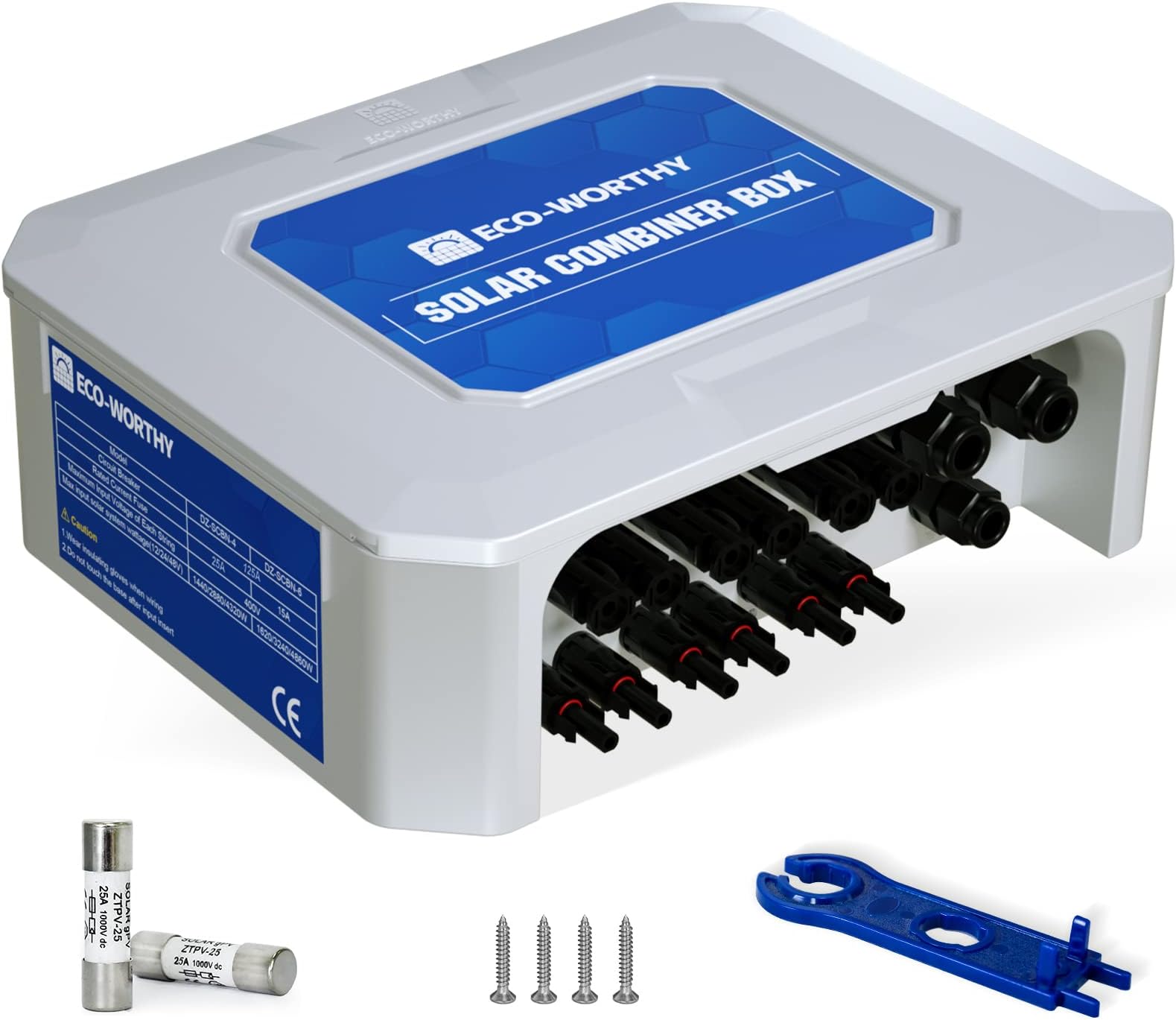 Amazon.com: DLX Roof Combiner Box for Solar Panels - Weatherproof, UV ...