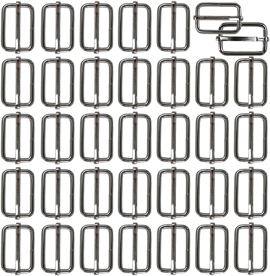 Amazon.com: Ewparts Slide Buckle 1 Inch Metal Buckle Slider for ...
