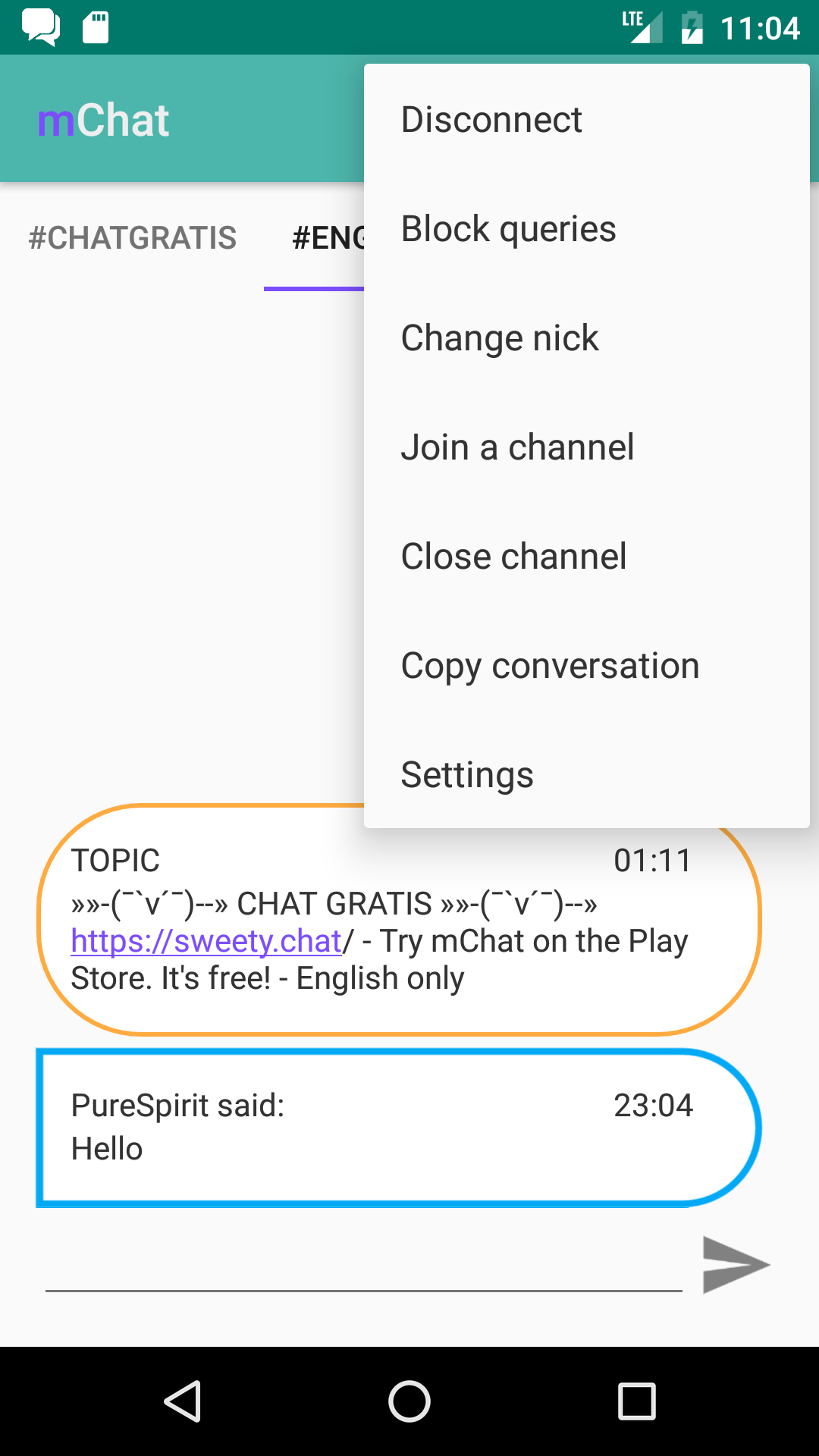mChat - App on Amazon Appstore