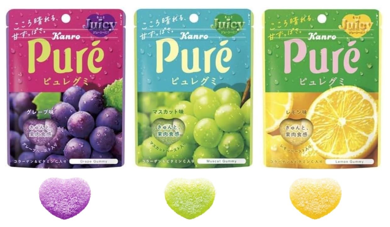 Amazon.com : Konbini Japan - Pure Japanese Authentic Gummy Candy Sweets ...