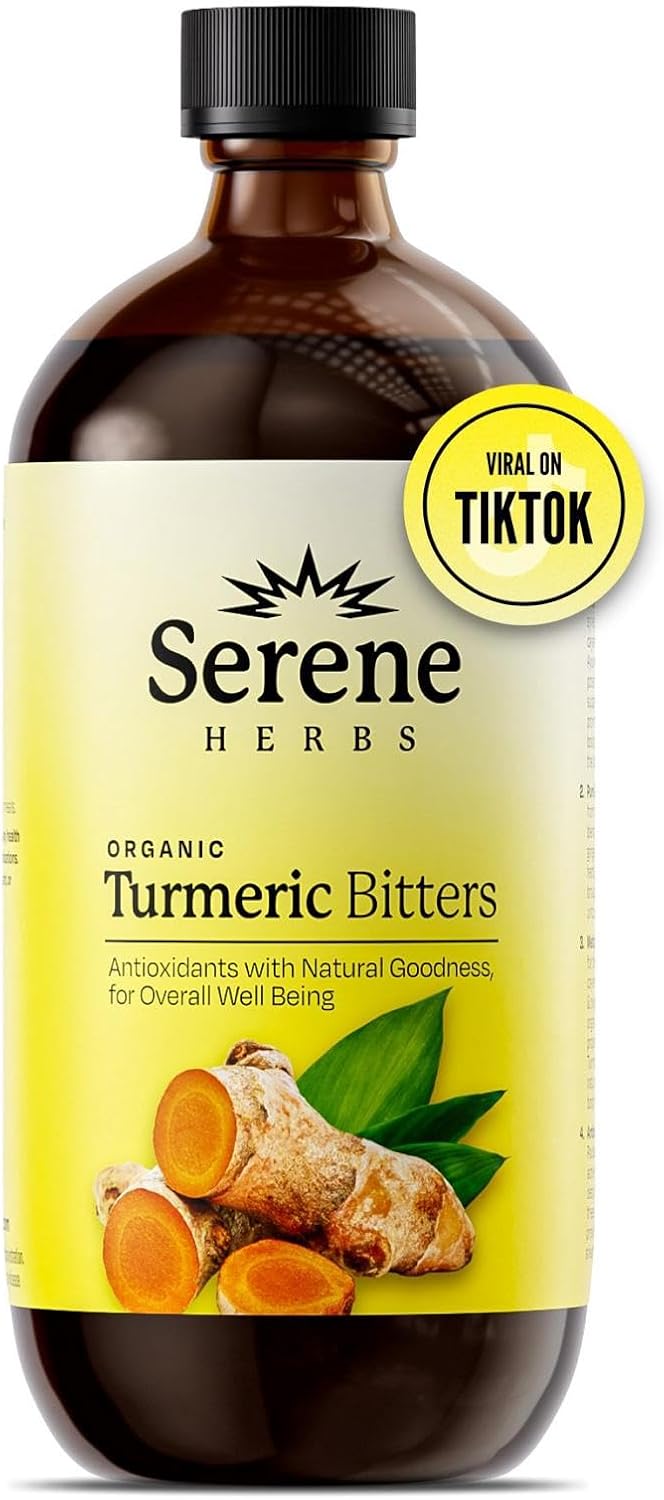 Amazon.com: Serene Herbs: Turmeric Bitters Herbal Blend with Turmeric ...
