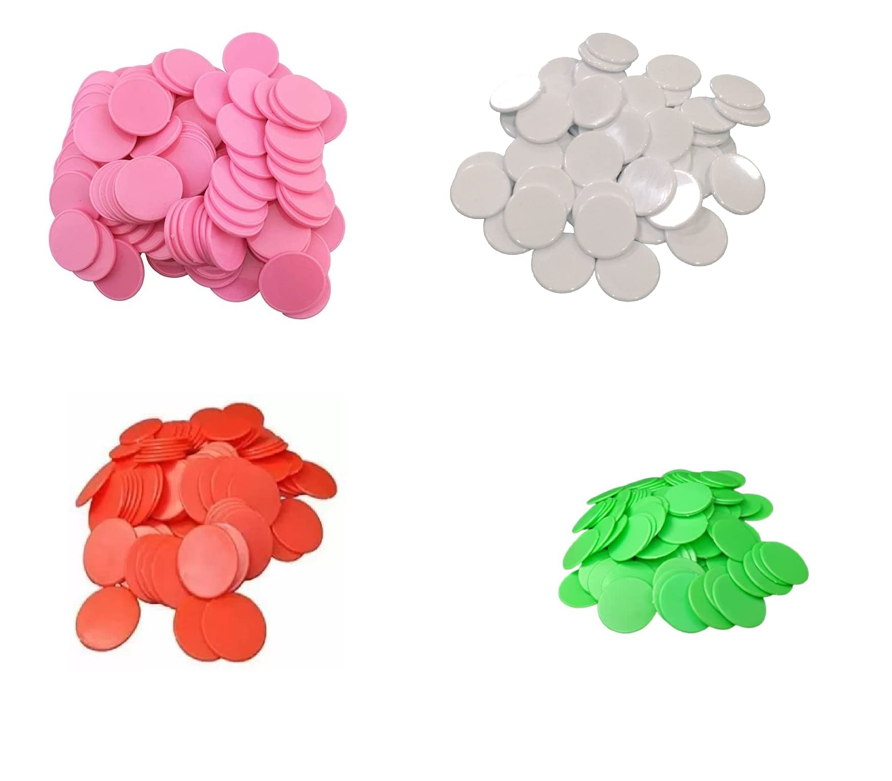 Buy Plastic Counter chip Plastic Colored Chips Tokens disc Tiles for ...