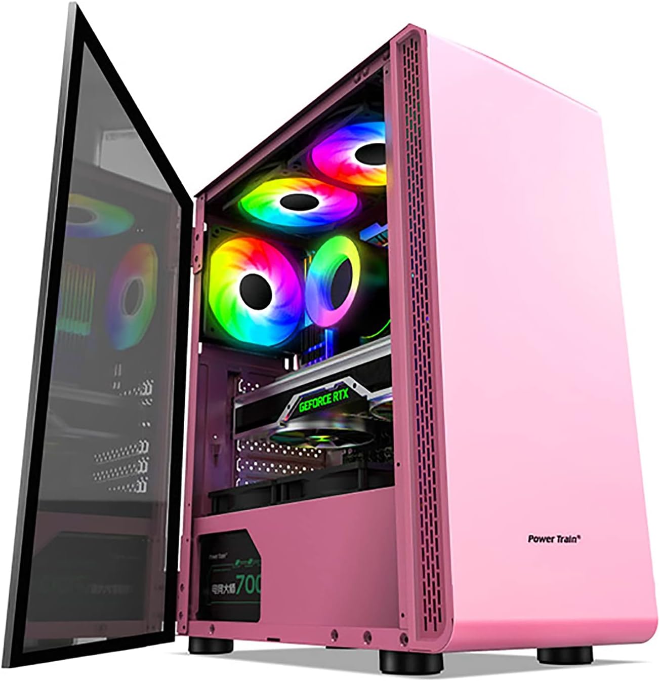 Gabinete Gamer Computer Case Mid-Tower Desktop ATX Case USB 3.0 Ports ...