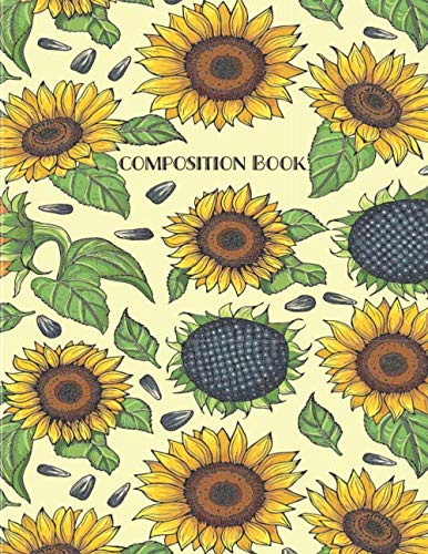 Sunflower Composition Book - Sunflower Gifts: sunflower gifts for women ...