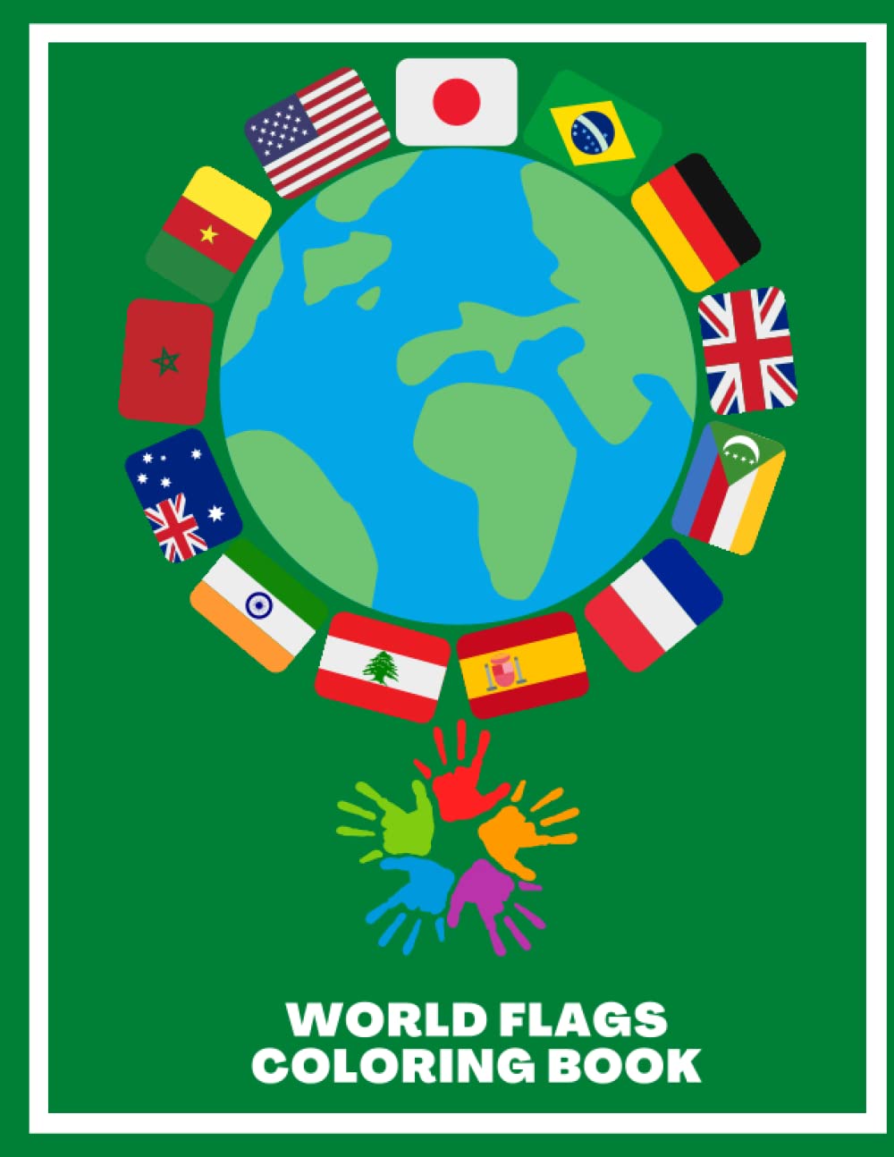 World Flags Coloring Book Activity Book For Kids World Flags ...