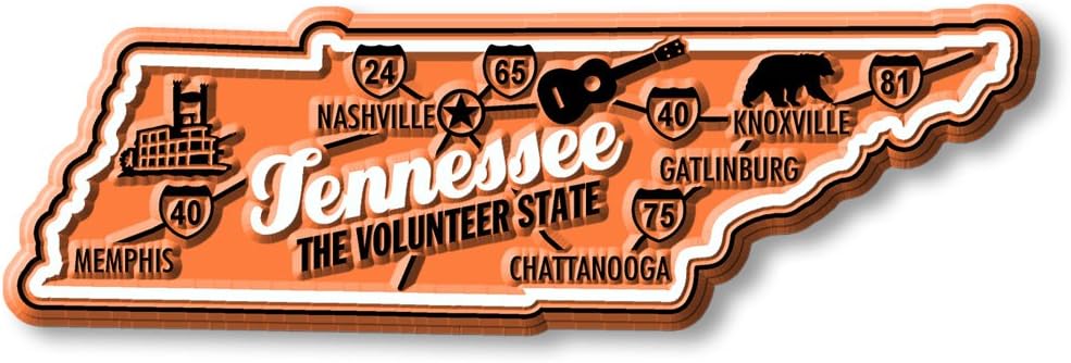 Amazon.com: Nashville City Collage Magnet by Classic Magnets ...