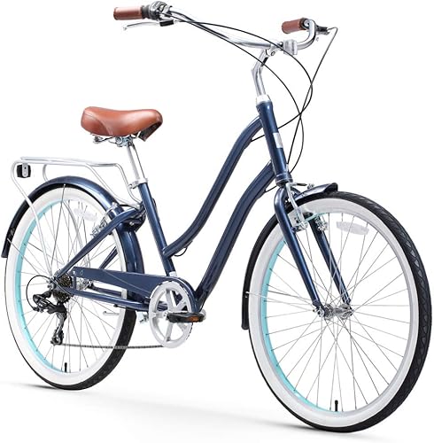 sixthreezero EVRYjourney Women's Steel Beach Cruiser Bike, Step | Yaxa ...