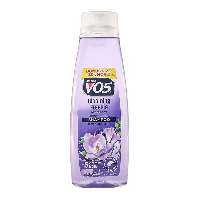 Amazon.com : Alberto VO5 - Blooming Freesia Moisturizing Shampoo - Hydrating Shampoo - With ...