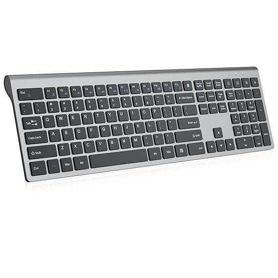 Amazon.in: Buy cimetech Rechargeable Wireless Keyboard, Full Size Ultra ...